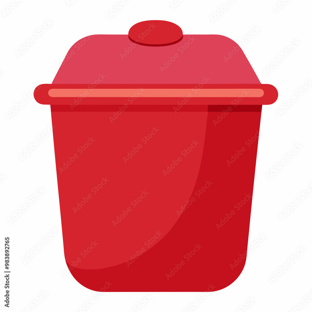 Tupperware on White Background Vector Illustration | SVG & Cricut Files ...
