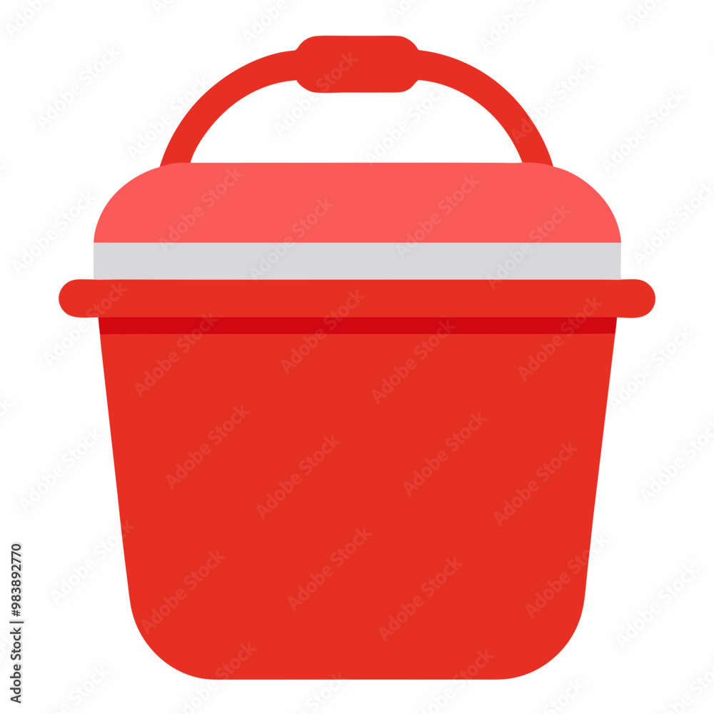 Tupperware on White Background Vector Illustration | SVG & Cricut Files ...