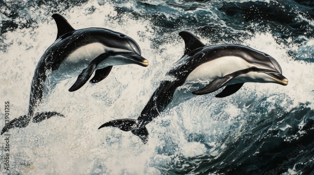 Pacific white-sided dolphins are known for their playful and acrobatic ...