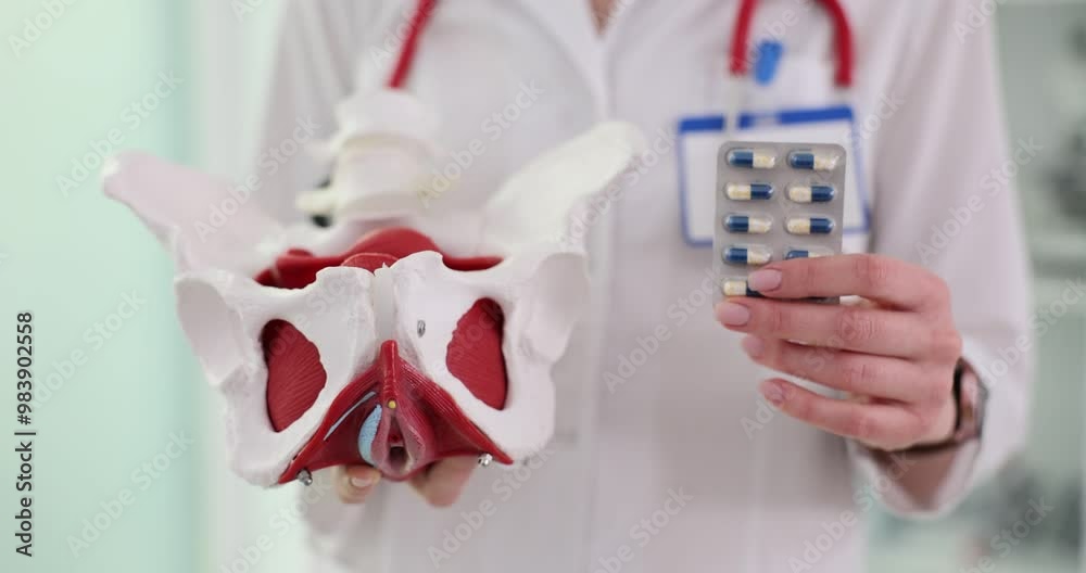 Pelvic bones of uterus, anatomy of female reproductive system and ...