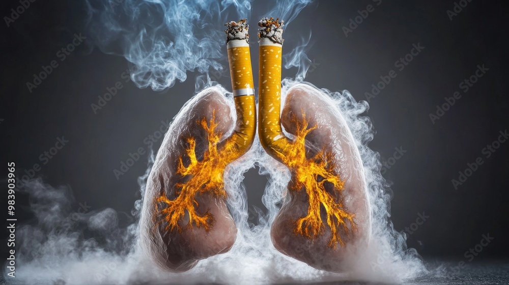 Smoking harms your lungs, leading to problems like COPD, asthma attacks ...