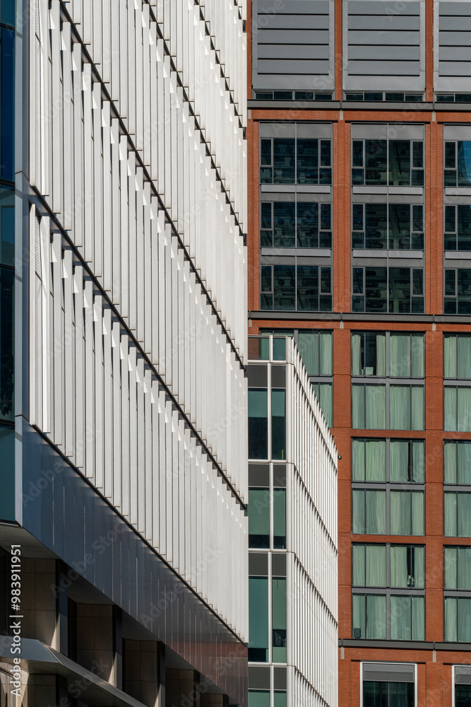 A captivating image depicting contrasting architectural styles of ...