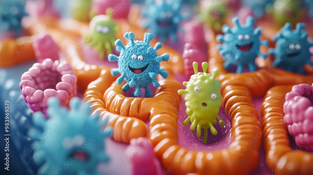 An animated illustration capturing a detailed human figure aiming an ...