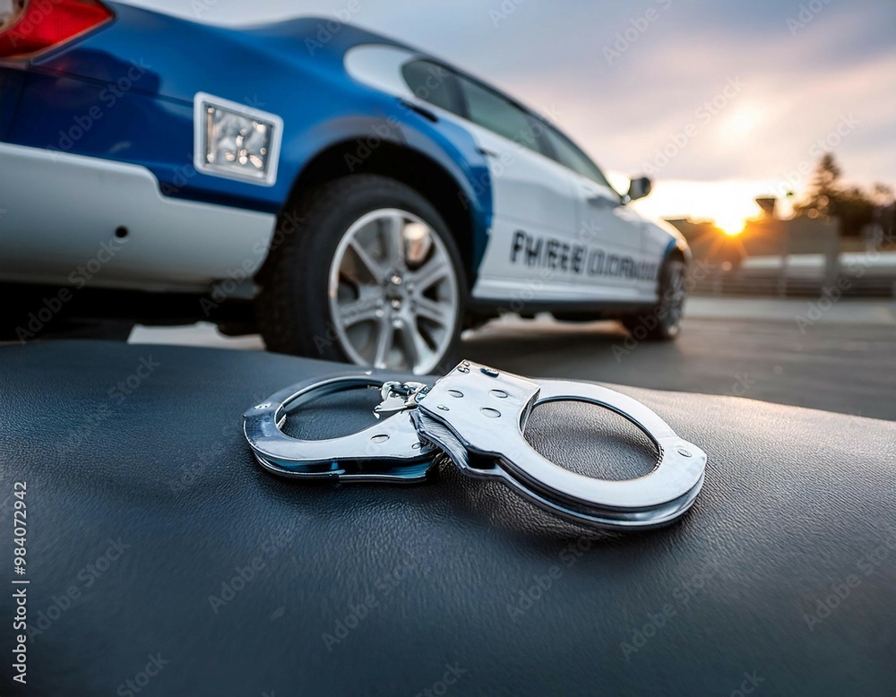 Police equipment and symbolism featuring elements like badges ...