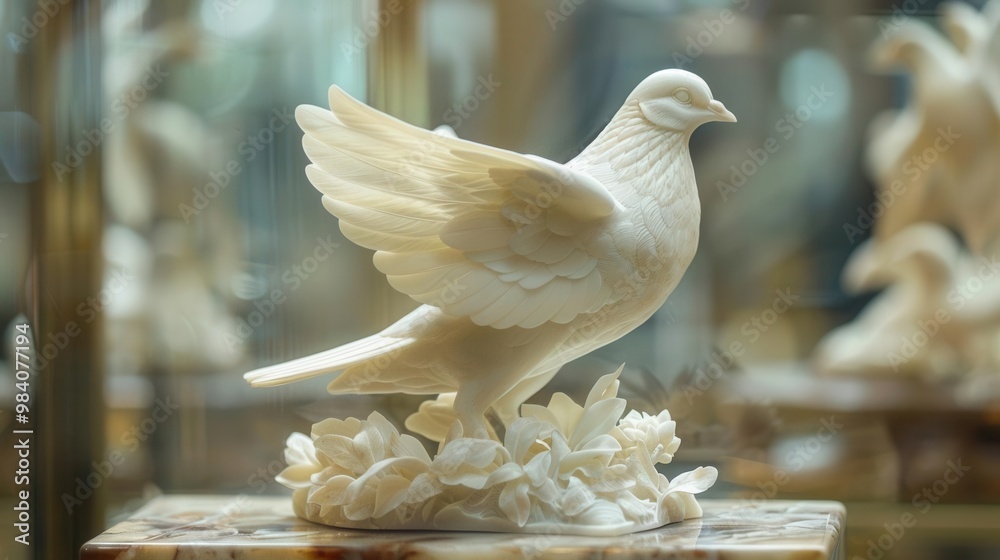 High resolution images white dove sculpture, stunningly beautiful. The ...