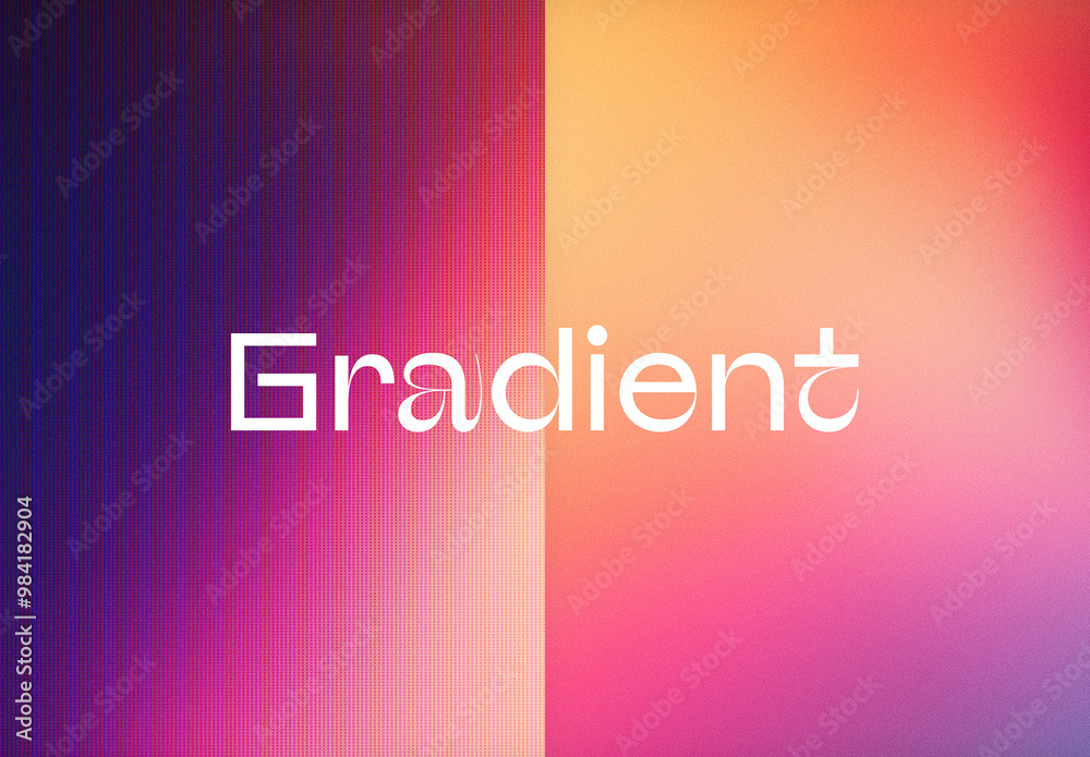 Gradients Backgrounds Mockup Stock Template | Adobe Stock