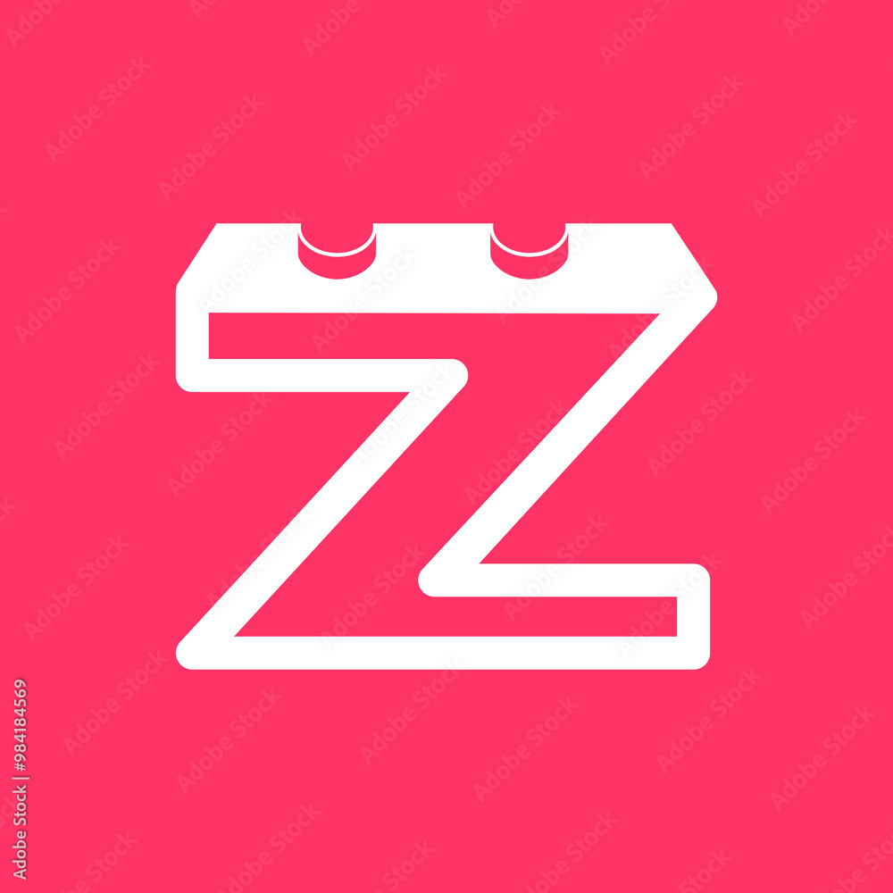 the logo consists of the letter Z tool. Abstract, outline and elegant ...