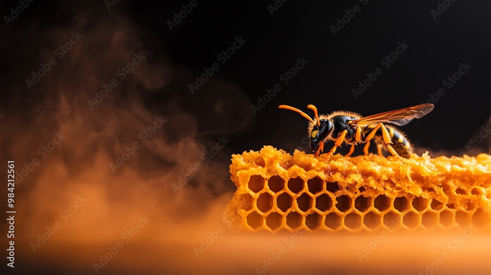 Wasp crackers Japan cookies embedded with digger wasps in Omachi Stock ...