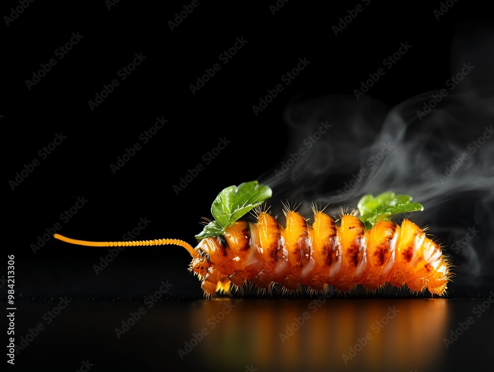 Witchetty grub Australia large white woodeating larvae eaten raw by ...