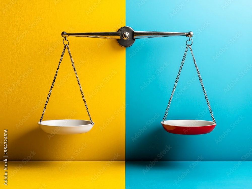 A scale with 'positive mindset' on one side and 'negative mindset' on ...