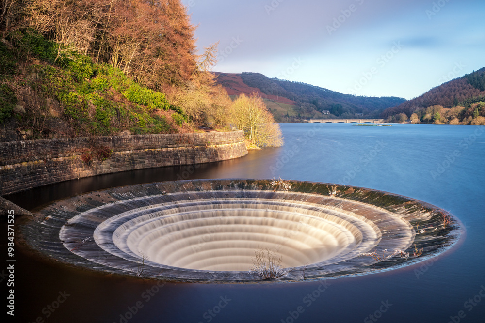 Ladybower Reservoir Plughole Overflow, Peak District National Park ...