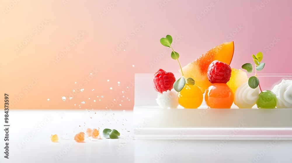 Molecular Gastronomy Artistry - Gelification Techniques Showcasing ...