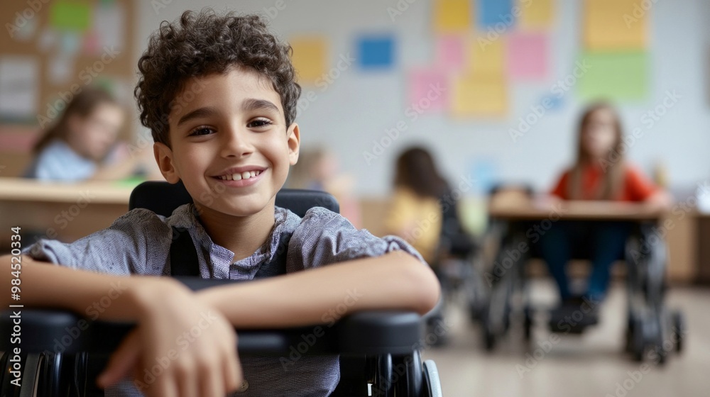 Inclusive Special Education Classroom, showcasing diverse teaching ...