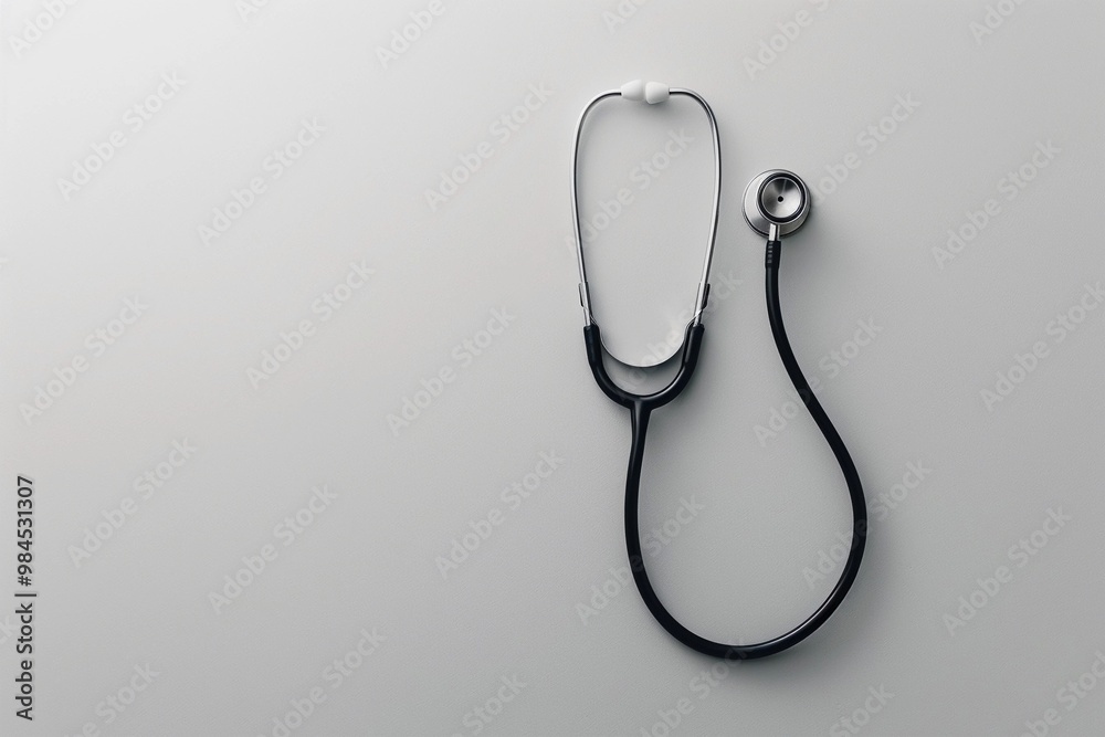This is an image of a stethoscope, a vital medical instrument used by ...
