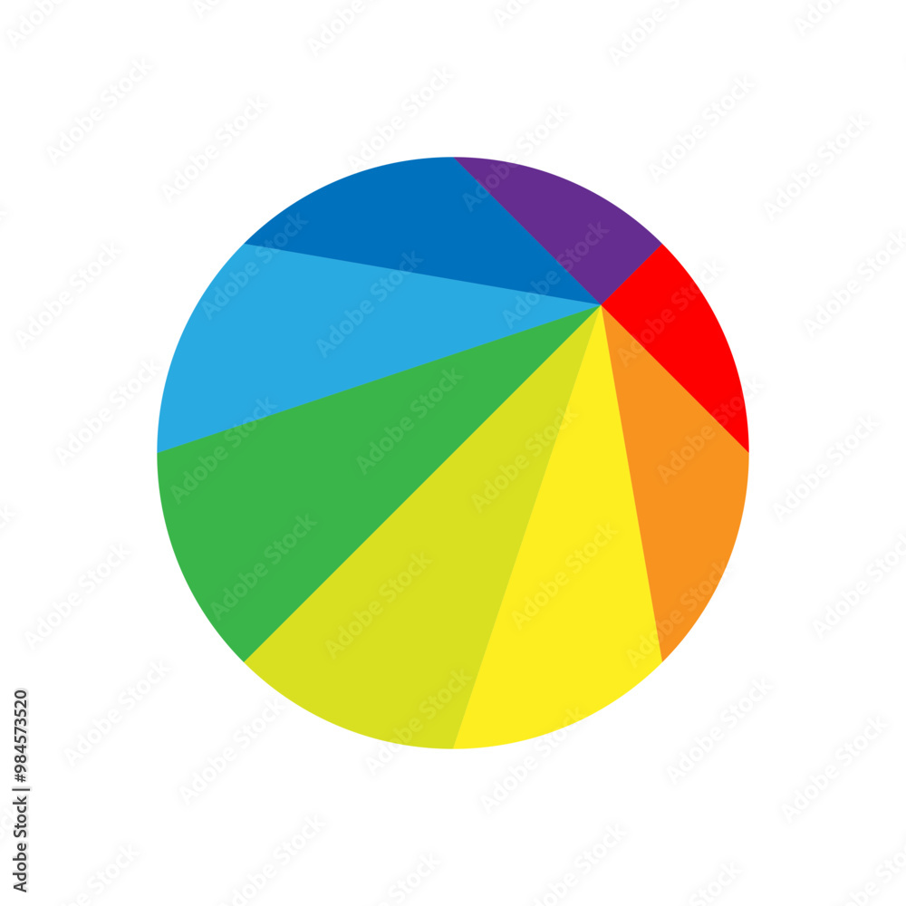 Color wheel / Color palettes Icons Stock Vector | Adobe Stock