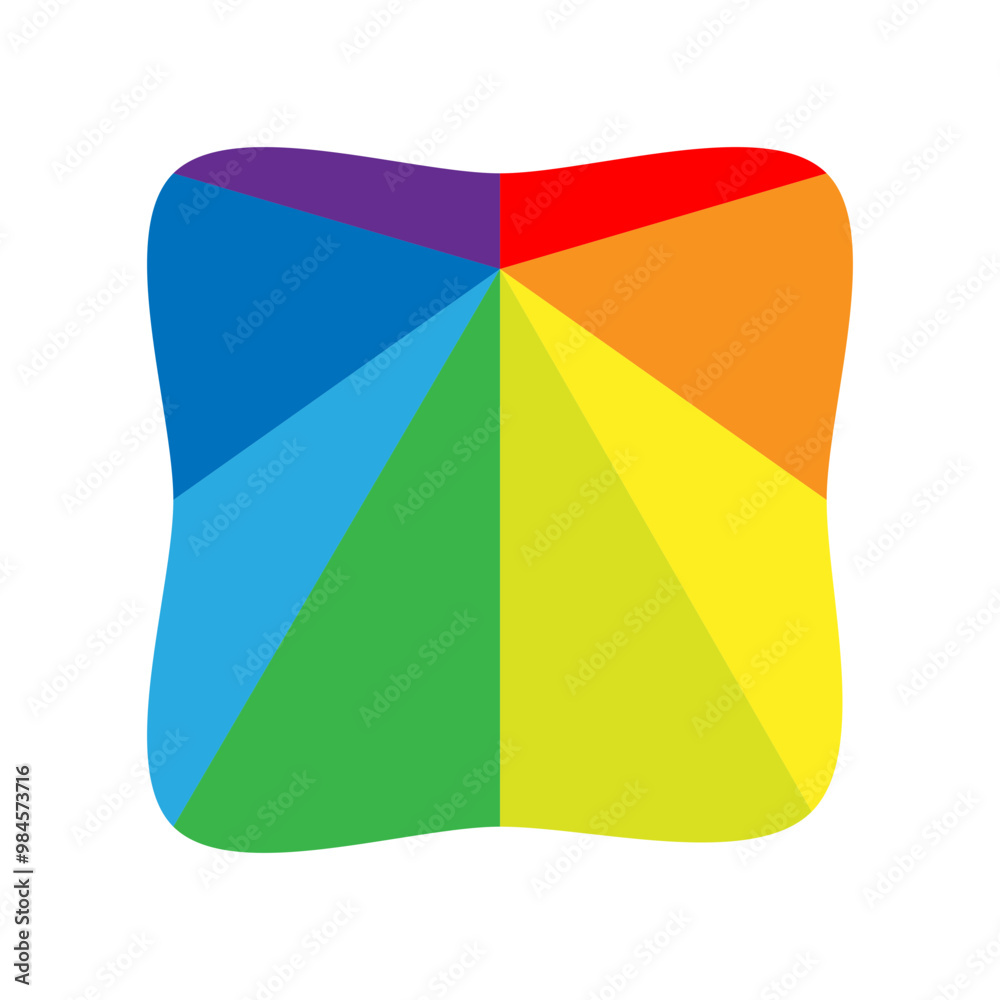 Color wheel / Color palettes Icons Stock Vector | Adobe Stock