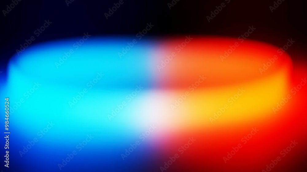 Smooth Blue to White and Yellow to Red Gradient in LED Color Palette ...