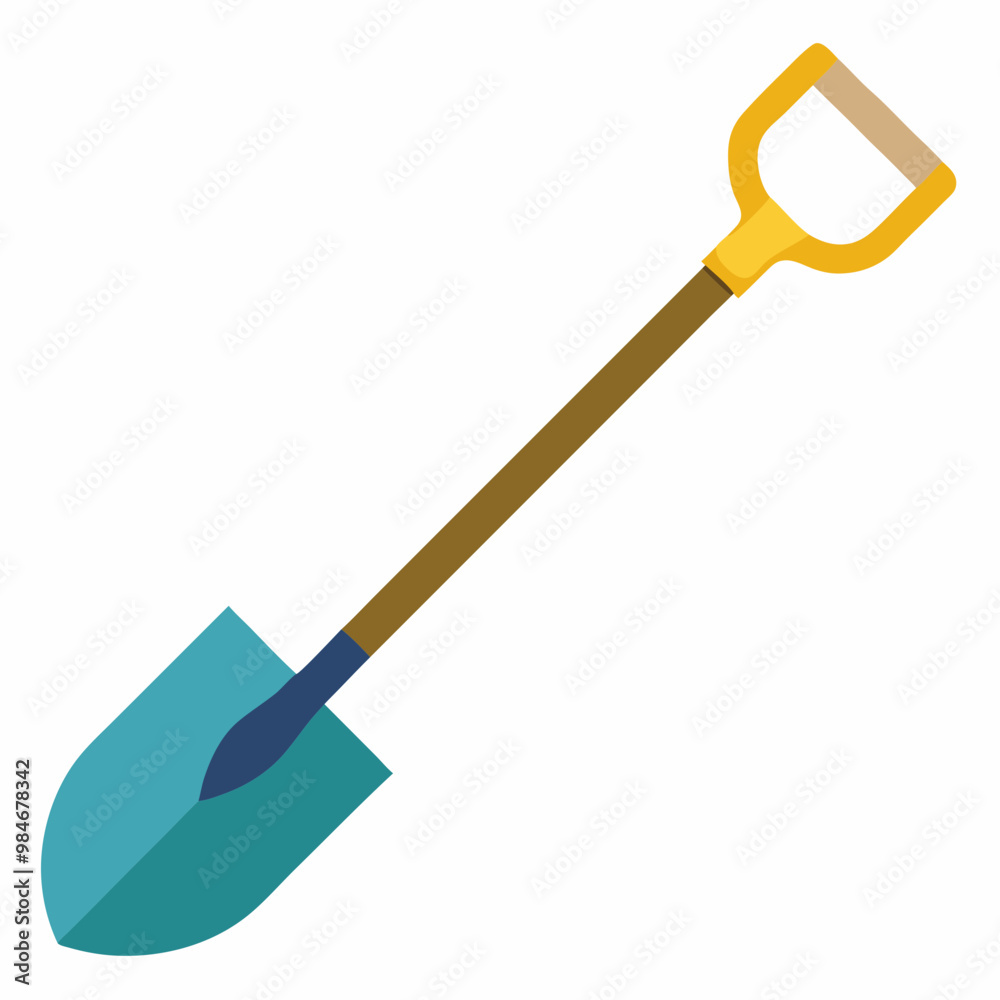 Shovel on White Background Vector Illustration | SVG, Cricut Cut Files ...
