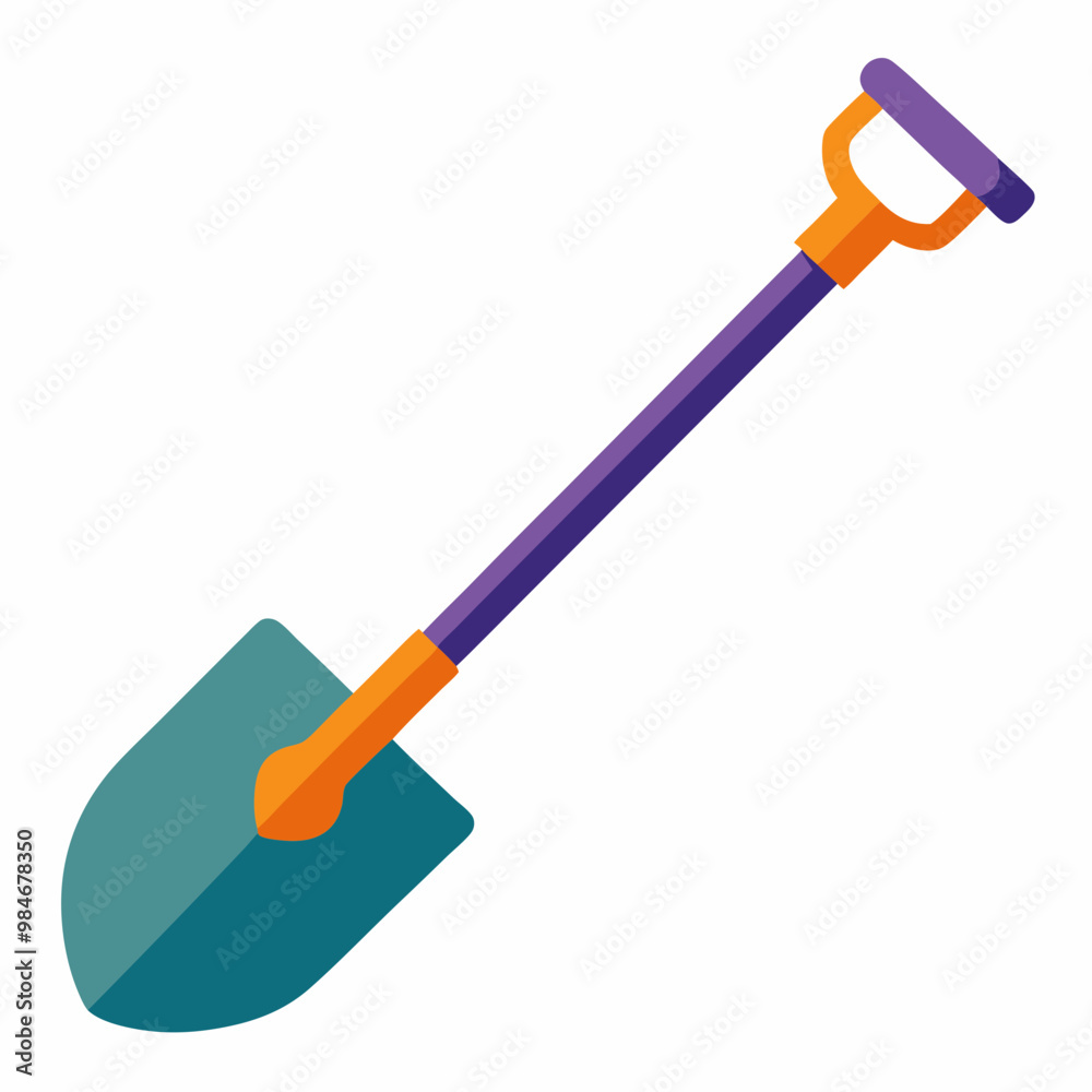 Shovel on White Background Vector Illustration | SVG, Cricut Cut Files ...
