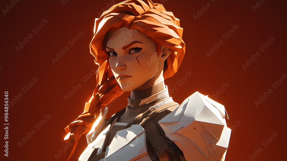 A character with complex edge loops, highlighting how the arrangement ...