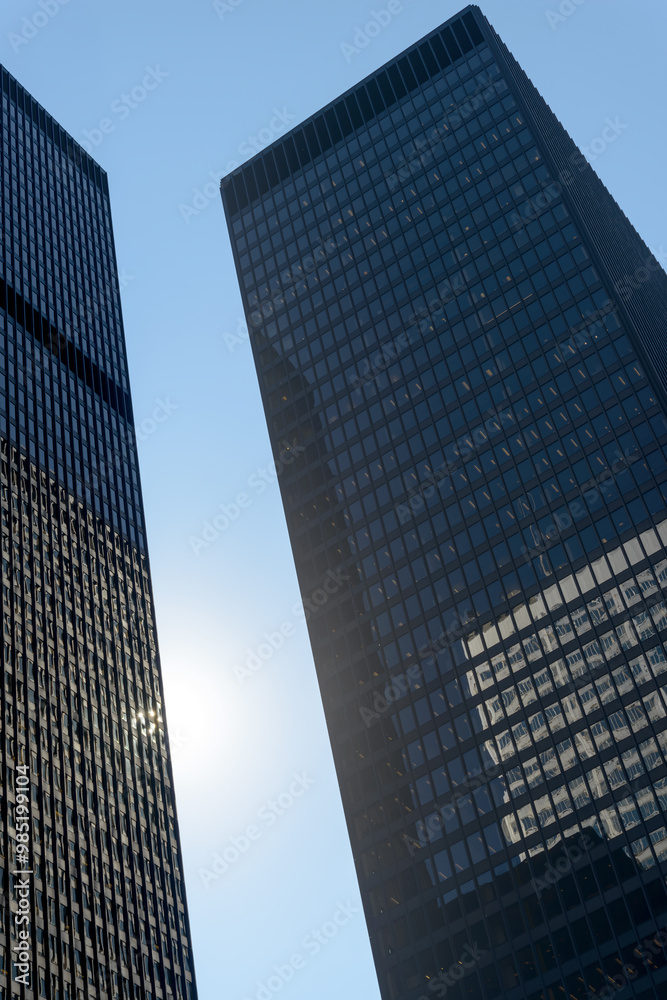 buildings of the Toronto-Dominion Centre (designed mostly by Ludwig ...