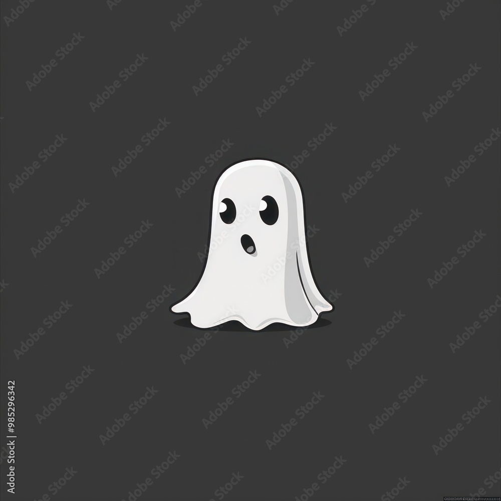 This funny ghost design features whimsical elements, combining playful ...