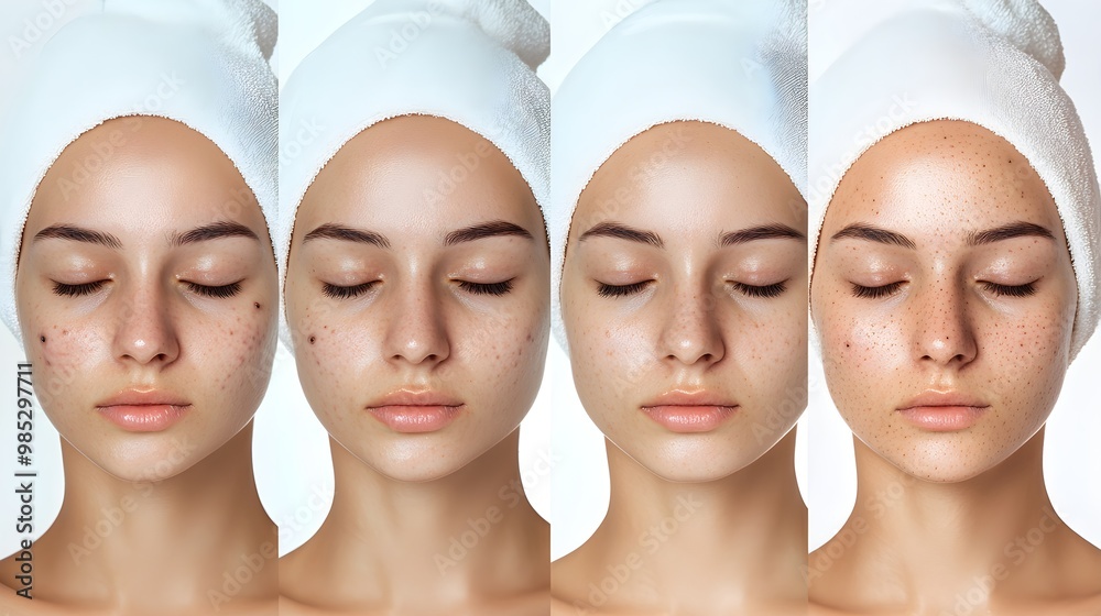 Step-by-step infographic on blackhead removal techniques, accompanied ...