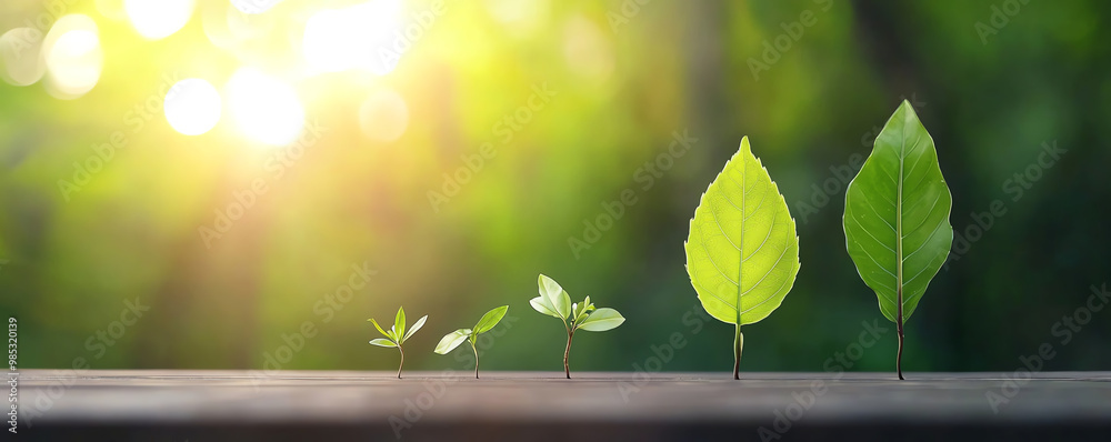 Roadmap leading through different stages of a tree s growth, from ...