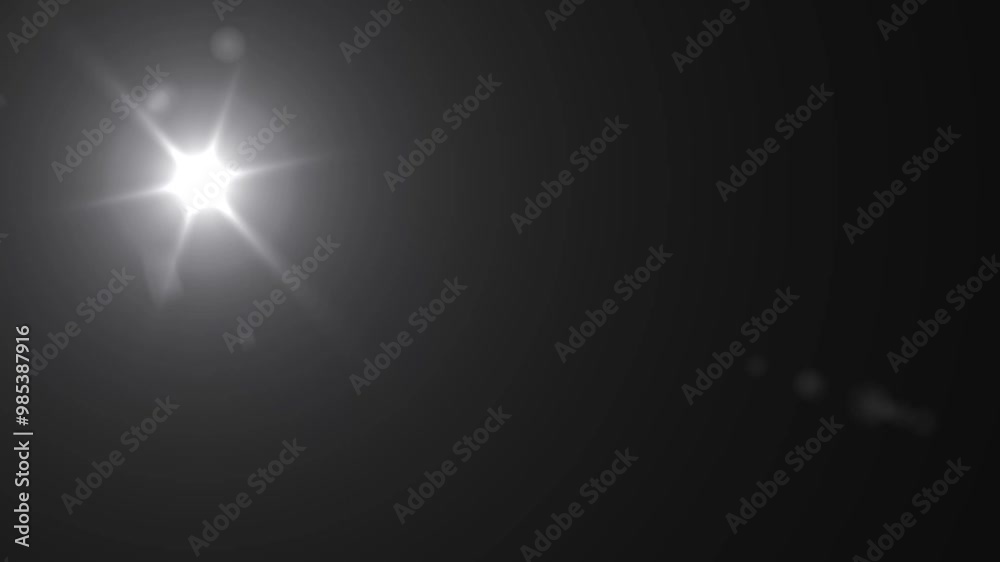 Optical lens flares light streaks shine ray flickering motion animation ...