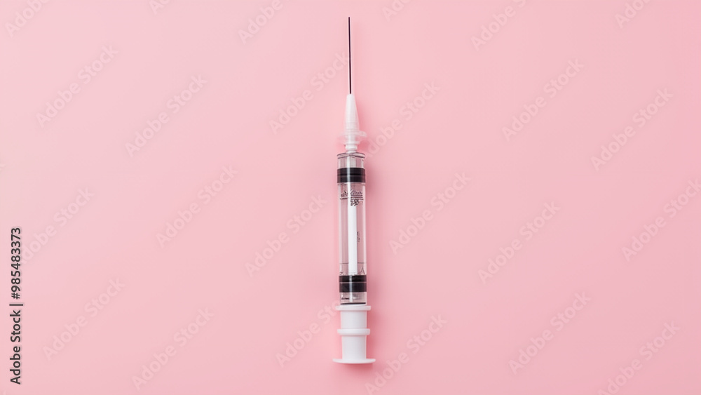 medical drug Ozempic injection lies on a pink background Medicine and ...