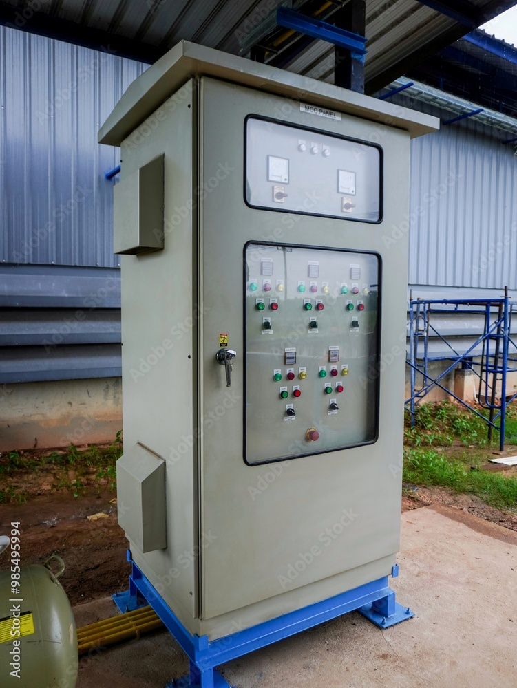 Electrical control cabinets placed inside buildings. Images for ...