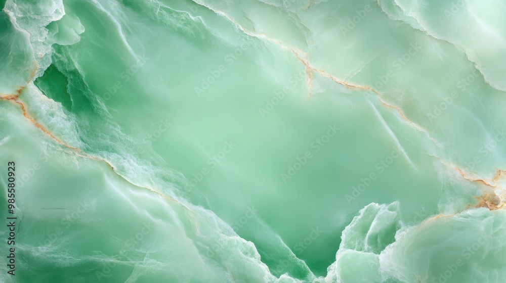 Elegant green marble texture with a blend of soft hues and intricate ...