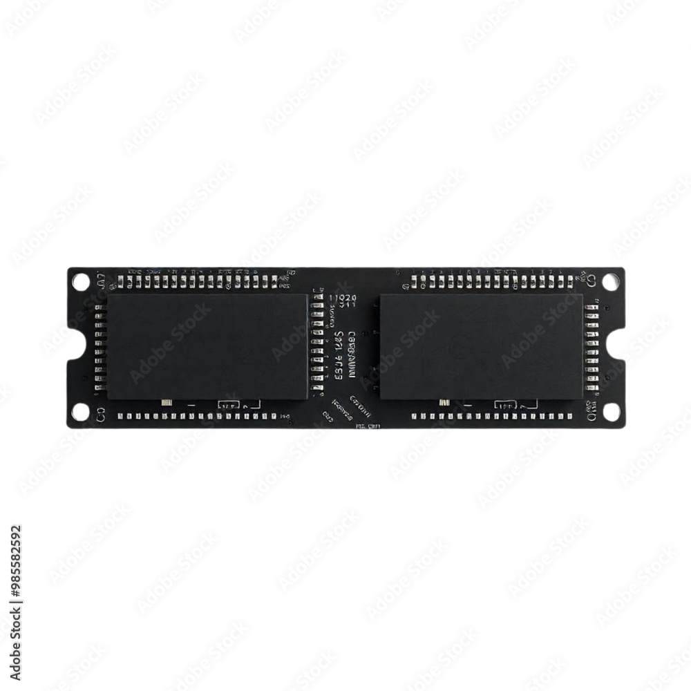 3d render computer memory card on Isolated transparent background png ...