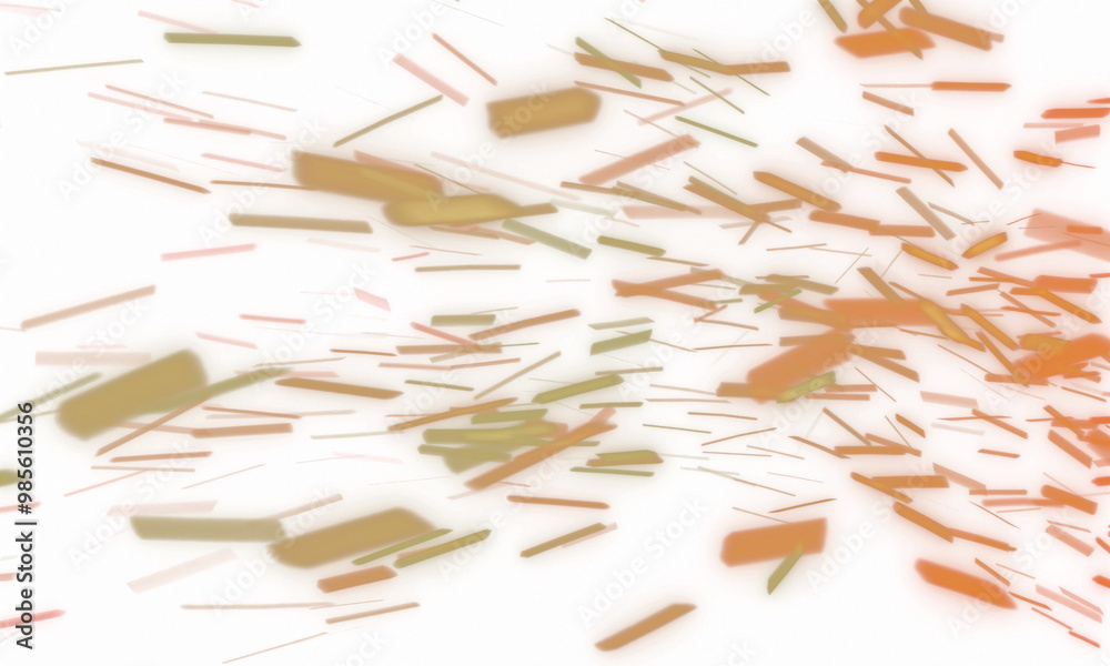 3d render of fire embers or particles for video overlay effect ...