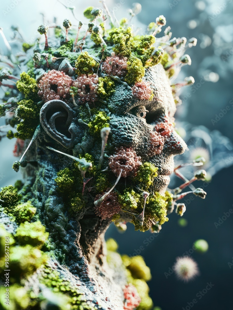 Monkeypox Virus or mpox viral pathogen infecting humans as an ...