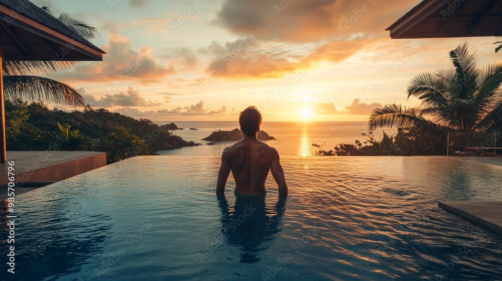 Relaxing vacations in the Seychelles islands with a luxurious swimming ...