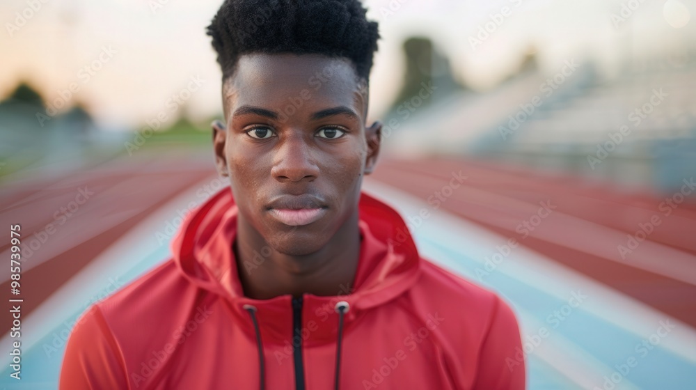 Dynamic Athlete Promoting Bone Health, young athlete showcasing calcium ...