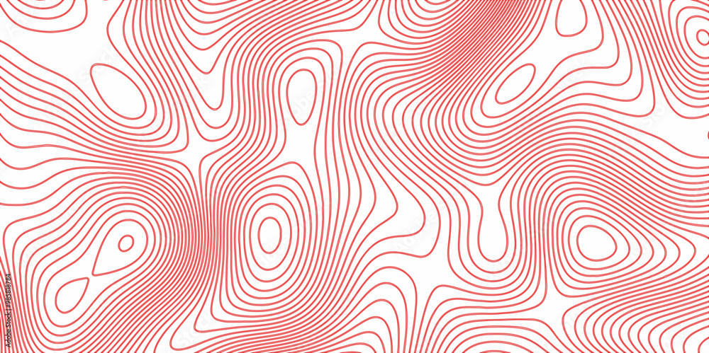 Topographic map in contour line light topographic topo contour map and ...