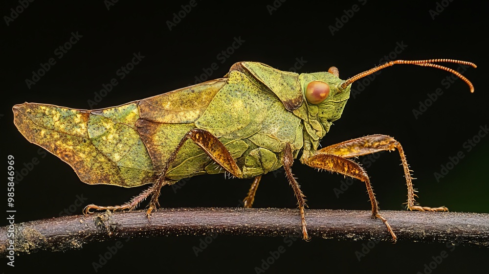 Phyllium, a genus of leaf insects, is renowned for its size and ...