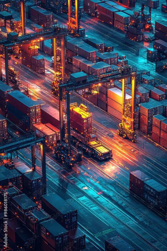 smart logistics technology, Innovative smart logistics technology in an ...