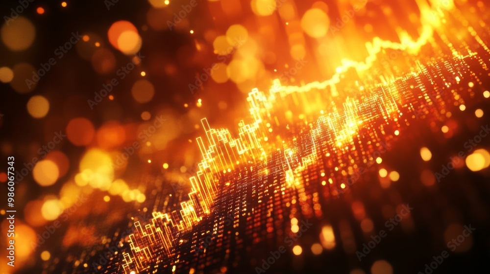 A detailed line graph showing the fluctuations in gold prices over time ...