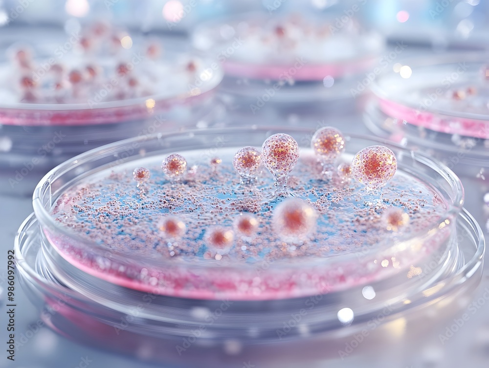 Magnified View of Genetically Engineered Microorganisms in a State-of ...