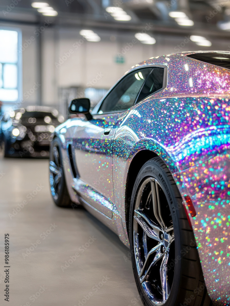 Iridescent Dream Machine: A customized sports car with a mesmerizing ...