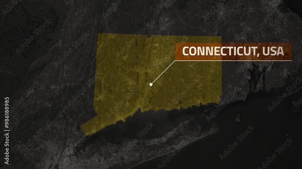 Map of Connecticut, USA - Map Animation - Connecticut GIS from World ...