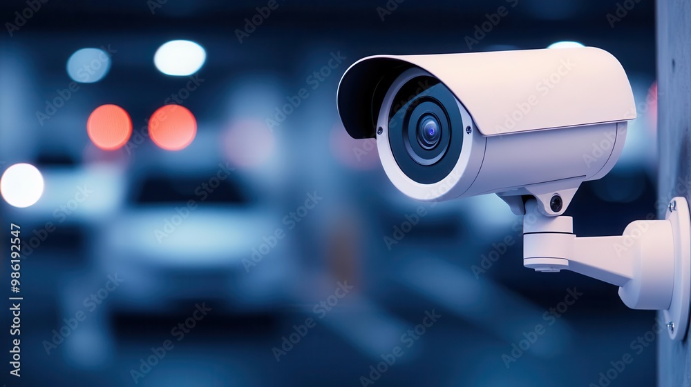 Multiangle infrared camera setup for a large parking garage, monitoring ...