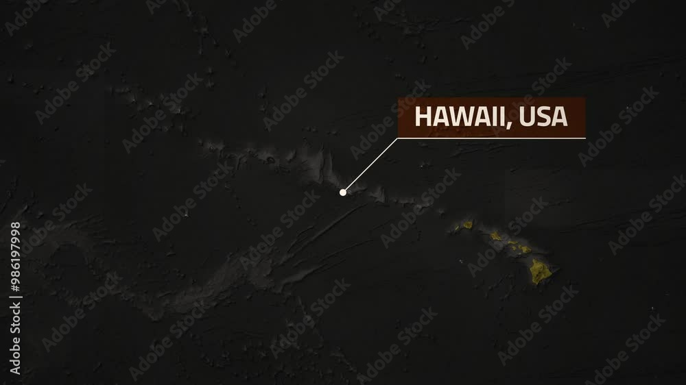 Map of Hawaii, USA - Map Animation - Hawaii GIS from World Map - Vox ...