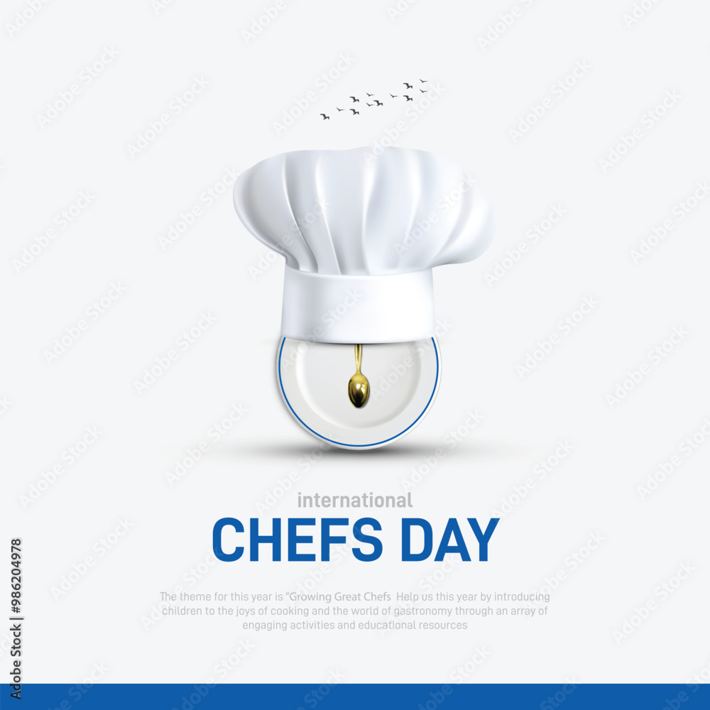 international chefs day. international chefs day creative banner ...
