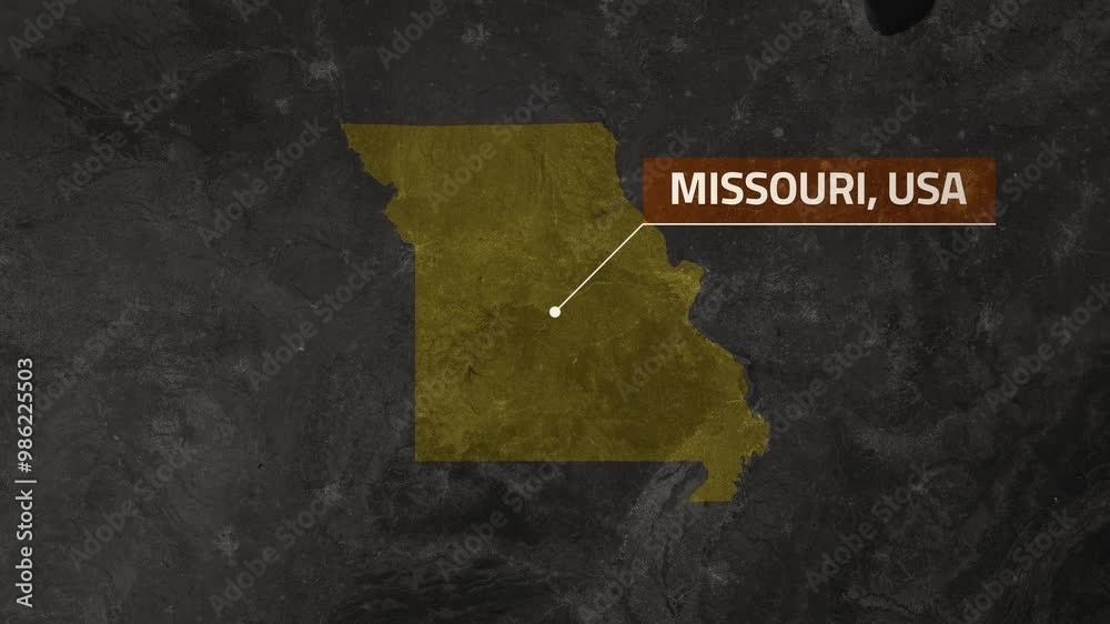Map of Missouri, USA - Map Animation - Missouri GIS from World Map ...