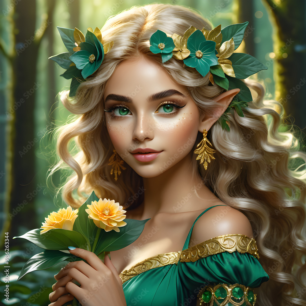 Get lost in the intricate details of a close-up illustration featuring ...