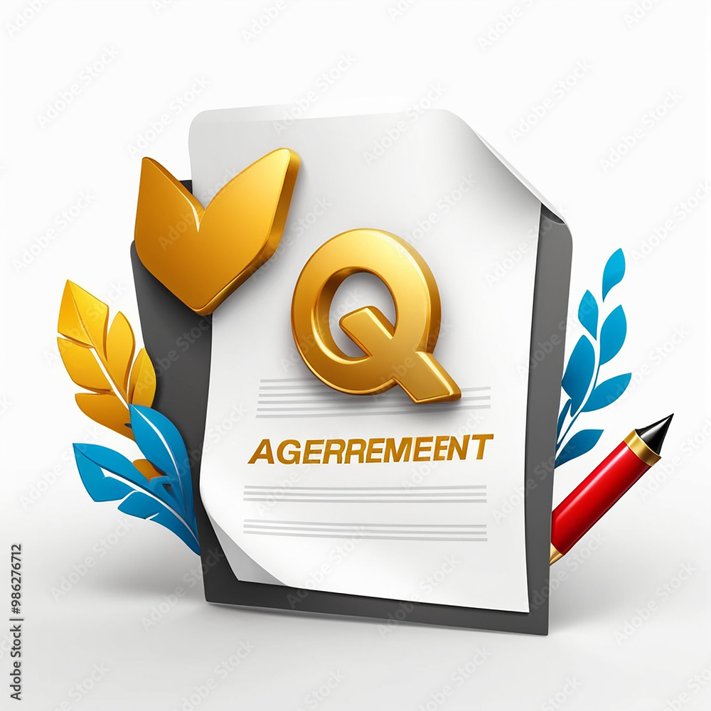 Approval icon accredited authorized agreement accreditation symbol with ...